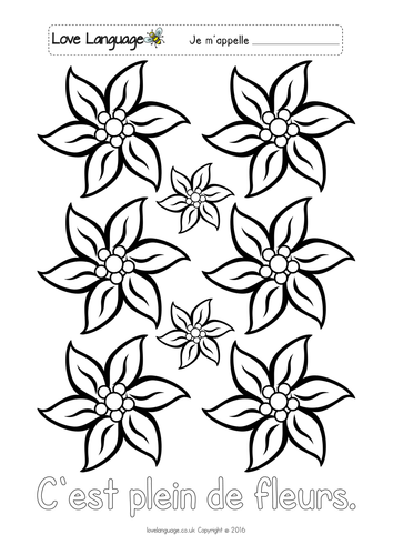 Art and French: colouring posters | Teaching Resources