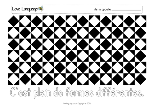 Art and French: colouring posters | Teaching Resources