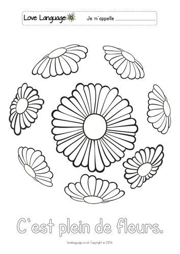 Art and French: colouring posters | Teaching Resources