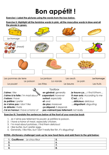 Bon appetit!-Expo 2 rouge module 4 , unite 1 | Teaching Resources