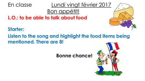 Bon appetit!-Expo 2 rouge module 4 , unite 1 | Teaching Resources