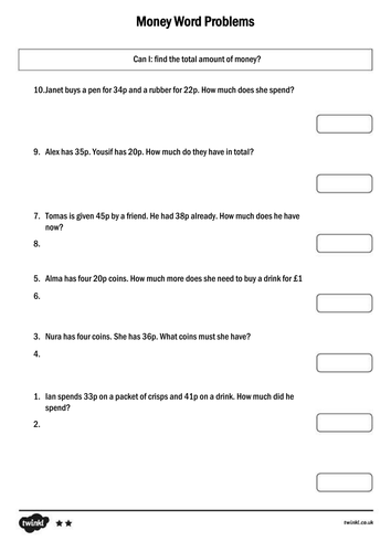 Year 2 Maths mastery planning money - week 1 finding amounts | Teaching ...