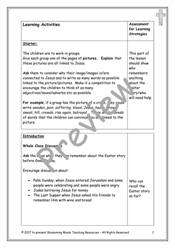 Good Friday Lesson Plan (Easter) - KS2 | Teaching Resources
