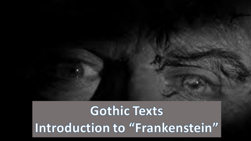 AQA GCSE Literature "Frankenstein" lessons - part 1 | Teaching Resources