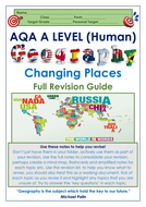 AQA A Level Geography: Changing Places Full Revision Notes Guide ...