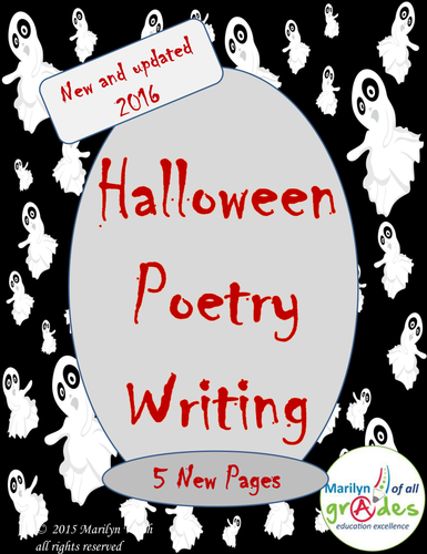 Halloween Themed Poetry Unit | Teaching Resources
