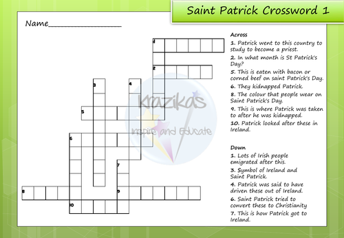 Saint Patrick's Day Puzzle Pack | Teaching Resources