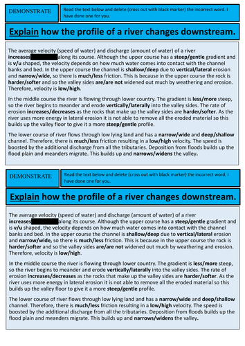 GCSE GEOGRAPHY AQA 9-1 River Landscapes in the UK SoW | Teaching Resources