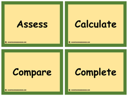 GCSE - AQA Geography - Command Words | Teaching Resources
