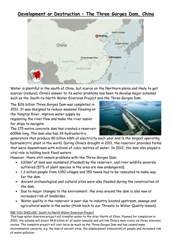 China - KS3 Scheme of Learning | Teaching Resources