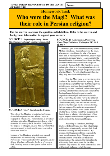 Who were the Magi? What was their role in Persian religion? | Teaching ...