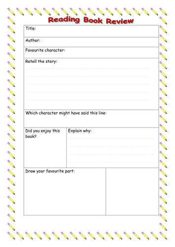 Book Review (simple) | Teaching Resources