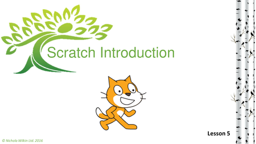 Scratch Introduction Lesson Unit | Teaching Resources