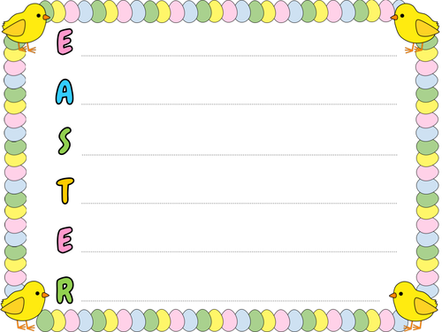 Easter Acrostic Poems - examples and templates | Teaching Resources Easter Acrostic Poems - examples and templates | Teaching Resources