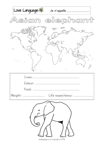 Endangered Species - French | Teaching Resources