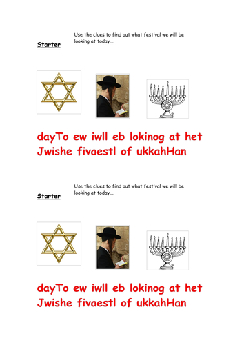 Judaism UNIT | Teaching Resources