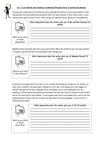 Year 6 Reading SATs revision: author choice | Teaching Resources