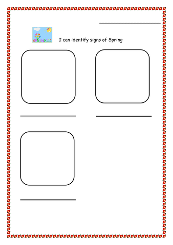 Evidence of Spring Lesson. | Teaching Resources
