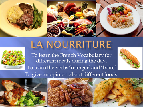 La Nourriture - Food, breakfast, lunch, tea, drinks, verbs and opinions ...