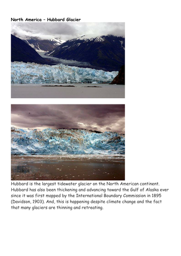 KS3 Glaciers lessons | Teaching Resources