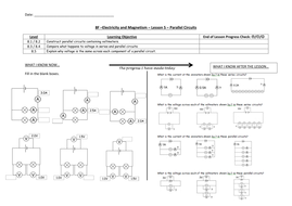 KS3 Voltage in Parallel Circuit | Teaching Resources