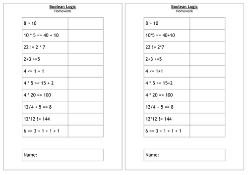 Python Programming - Lesson 4 - Boolean Logic & If Statements - FULLY RESOURCED LESSON ...