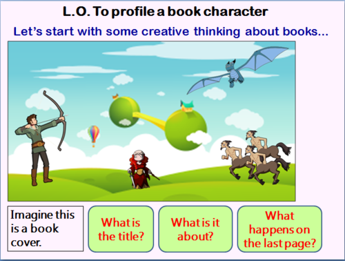 English Creative Writing - Designing a 'Bookface' Character Profile ...