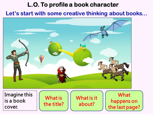 English Creative Writing - Designing a 'Bookface' Character Profile ...