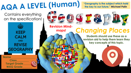 AQA A Level Geography: Changing Places Revision Bundle! | Teaching Resources