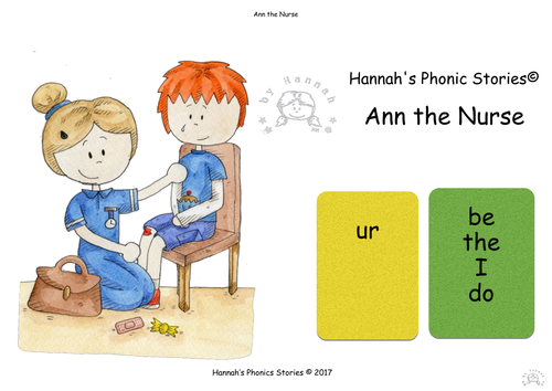 Ann the Nurse, Hannah's Phonics Story, ur sound | Teaching Resources