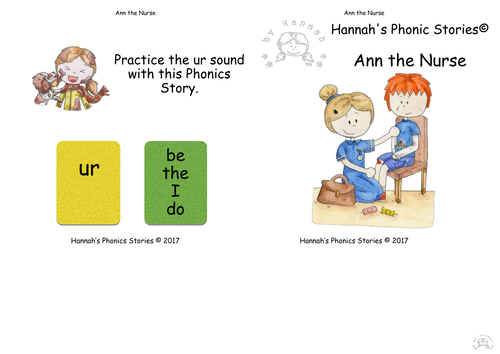 Ann the Nurse, Hannah's Phonics Story, ur sound | Teaching Resources