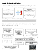 Good, Evil and Suffering | Teaching Resources