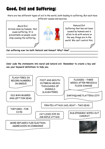 Issues of Good and Evil complete Unit | Teaching Resources