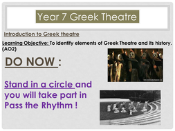 Year 7 / 8 Greek theatre and Mask | Teaching Resources