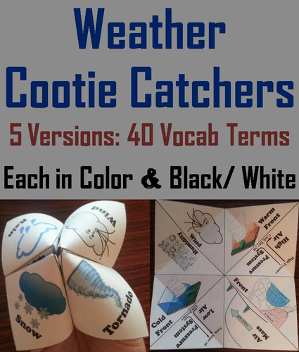 Weather Task Cards and Activities Bundle | Teaching Resources