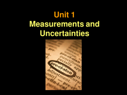 IB Diploma Physics Unit 1 - Measurements and Uncertainties powerpoint ...