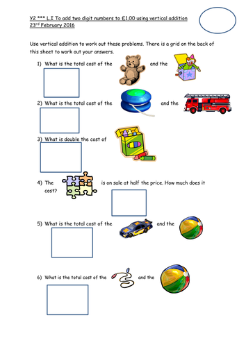5 differentiated worksheets for money | Teaching Resources