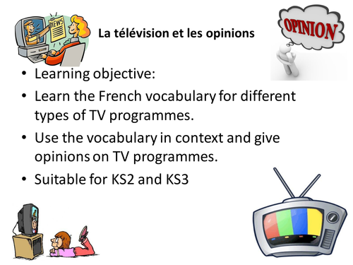 Television programmes and opinions | Teaching Resources