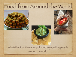Food from around the world | Teaching Resources