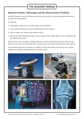 Introduction to Science – Worksheets & Activities [BUNDLE] | Teaching ...