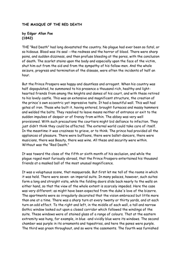 Gothic short stories | Teaching Resources