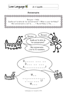 Birthday in French - worksheets | Teaching Resources
