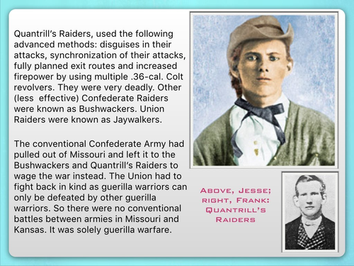Jesse James ~ Confederate Quantrill Raider ~ Western Outlaw +Test ...