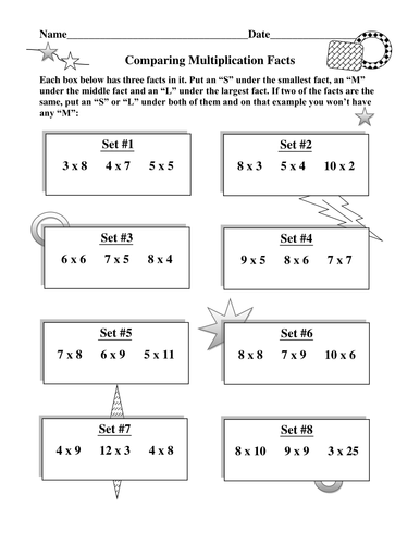 Multiplication Facts Practice And More (15 Worksheets) | Teaching Resources