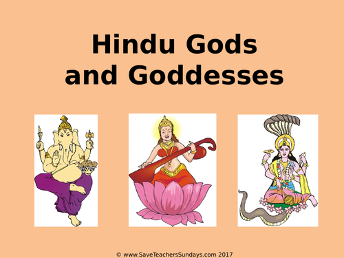Hindu Gods and Goddesses KS1 Lesson Plan, PowerPoint, Games and ...