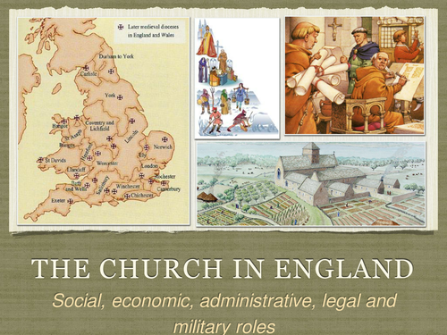 GCSE History The Church in Norman England | Teaching Resources