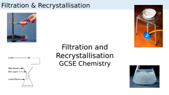 Lesson Filtration and Crystallisation Edexcel 9-1 GCSE | Teaching Resources