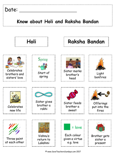 Hindu Festivals KS1 Lesson Plan and Worksheets / Activity | Teaching ...