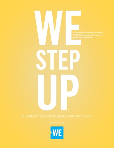 WE Step Up Secondary Lesson Package for Scotland | Teaching Resources