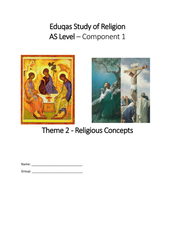 Eduqas AS Religious Studies: Component 1 Theme 2 - Religious Concepts ...